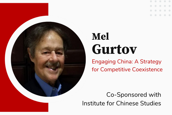 ICS Book Talk: Mel Gurtov, "Engaging China: A Strategy for Competitive ...