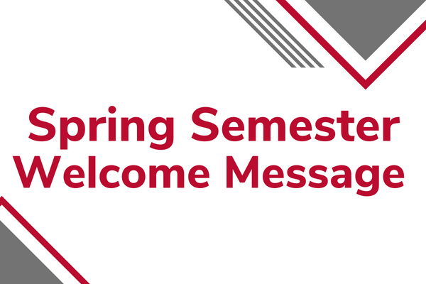 Spring Semester Welcome Message | Mershon Center