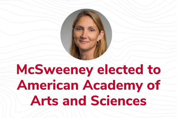 McSweeney elected to American Academy of Arts and Sciences | Mershon Center